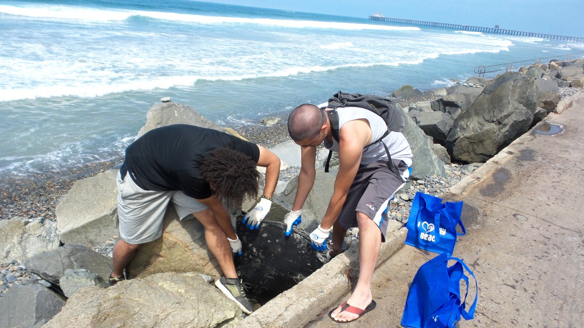 Alexis Chateau PR Volunteers at the Morning After the Mess Beach ...